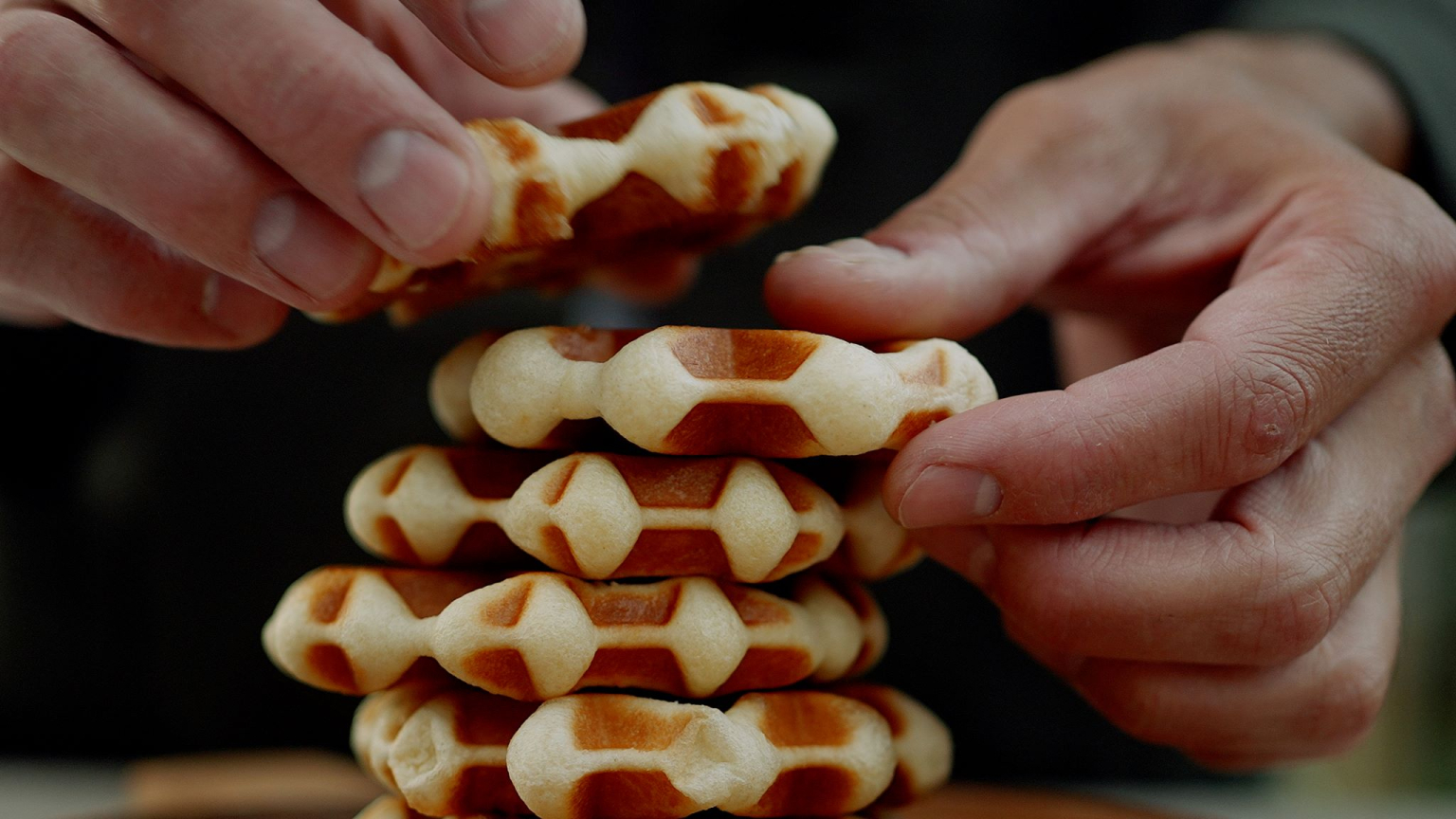 Gaufre au sucre perlé au haras d'Hennebont - Lorient Bretagne Sud